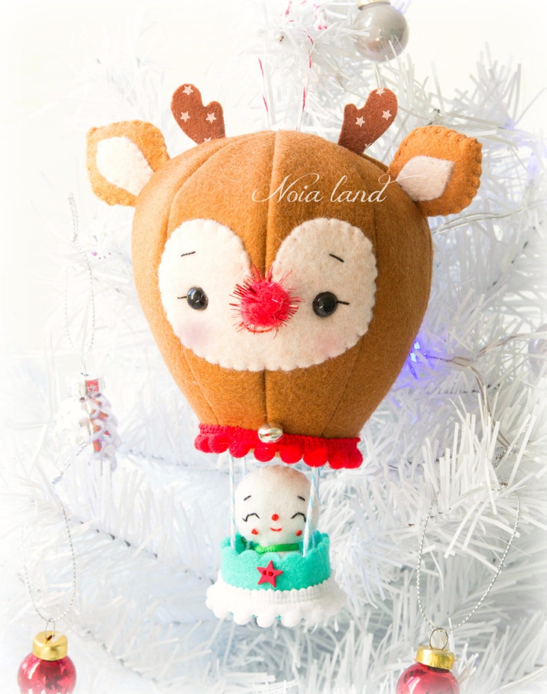PDF Pattern. Christmas Balloons. Rudolph and the Snowman. - Etsy UK