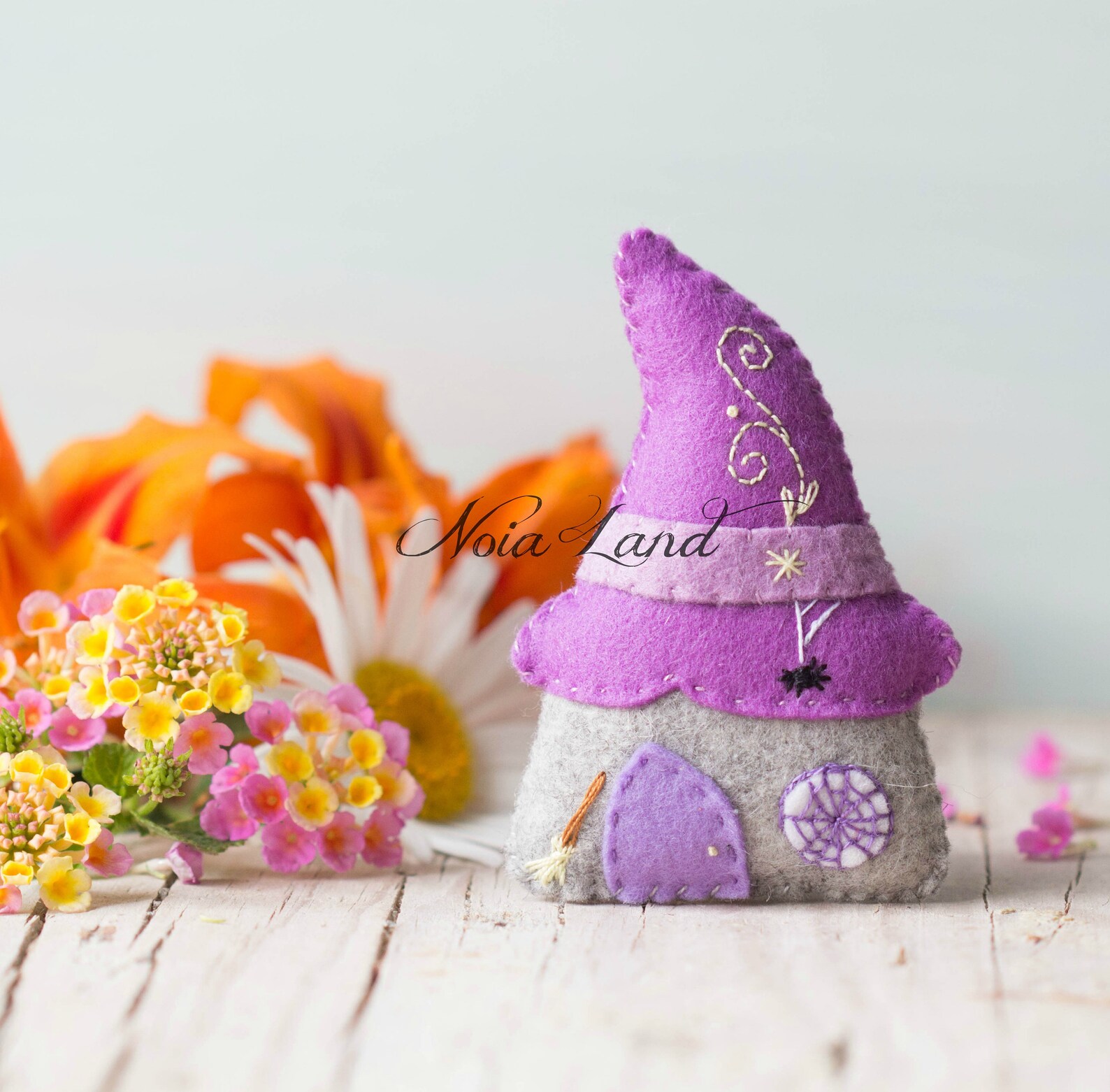 Enchanted Houses Garland: Boot House Teapot Cup and Witch | Etsy