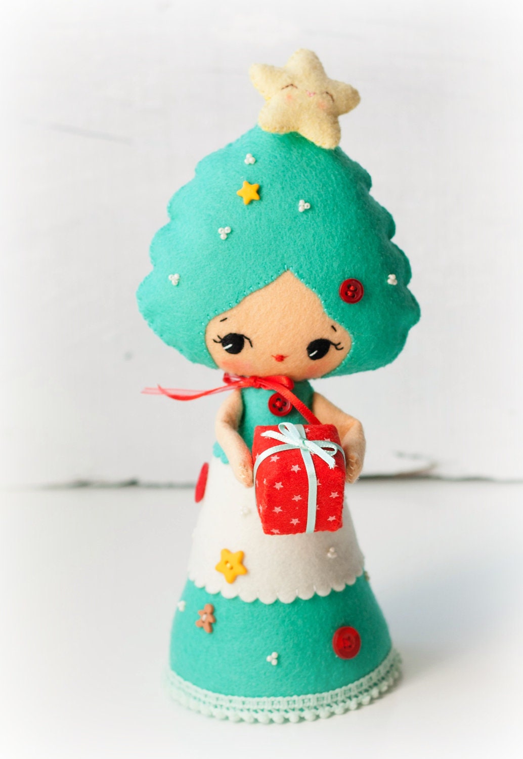 PDF. Christmas Tree Doll. Xmas Ornament. Plush Doll Pattern - Etsy