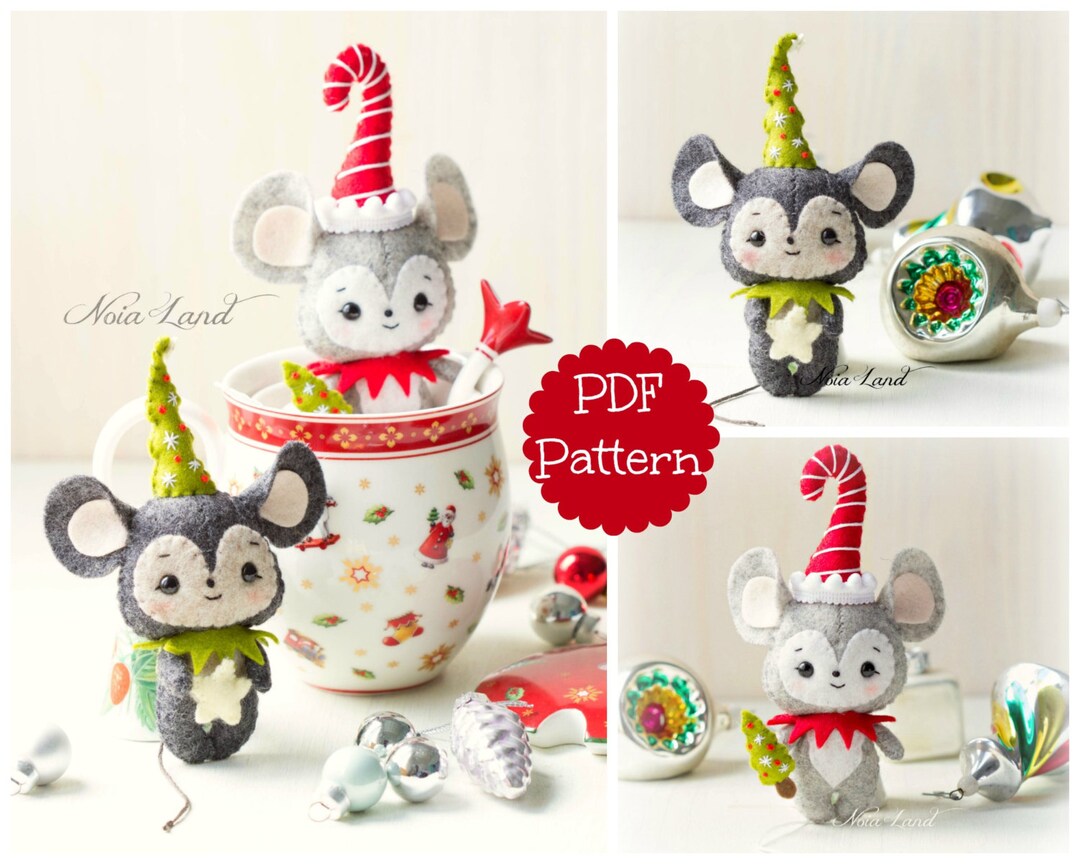 Mouselves. Mice Christmas PDF Pattern - Etsy Canada