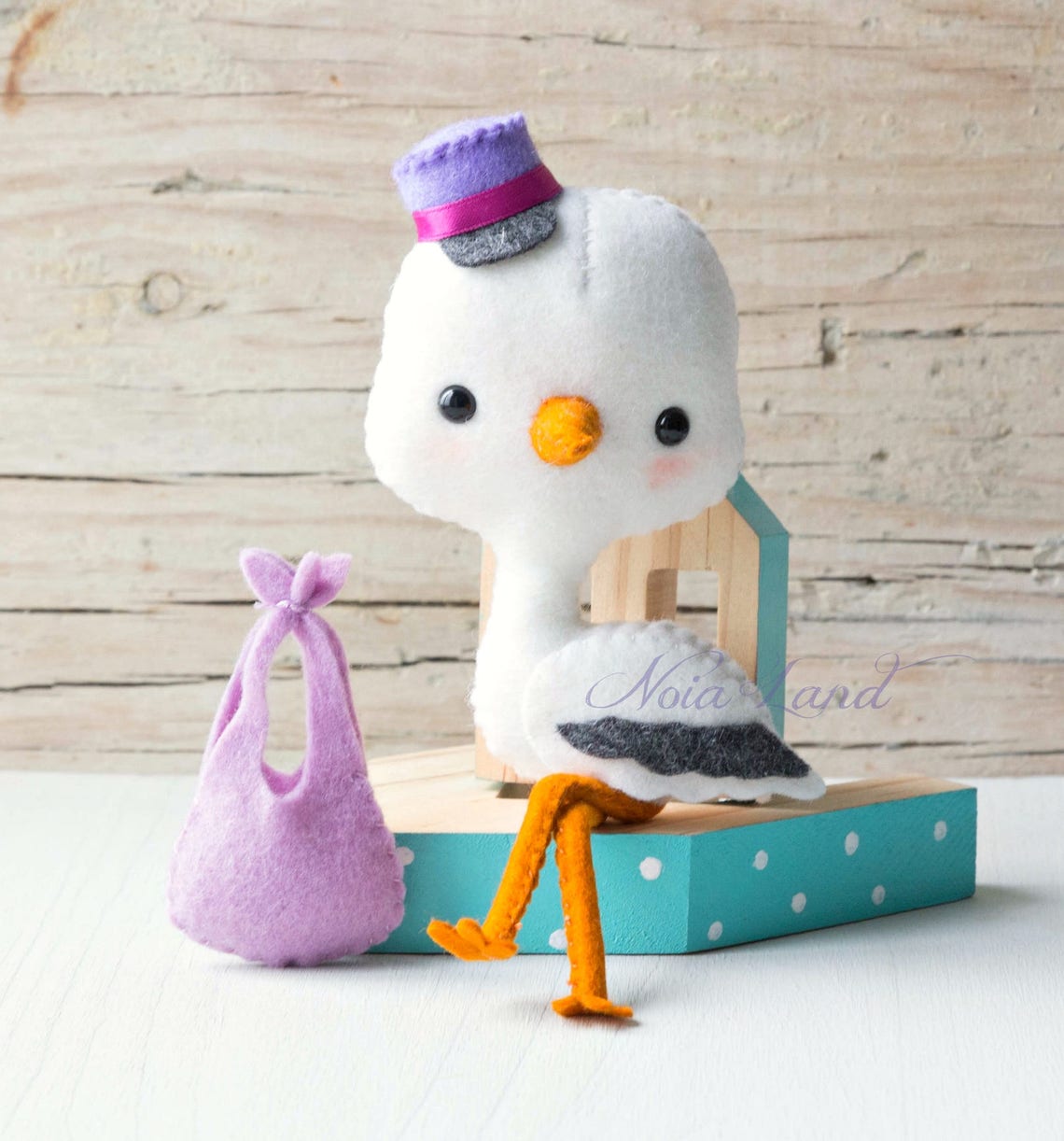 Cute Stork PDF Pattern | Etsy