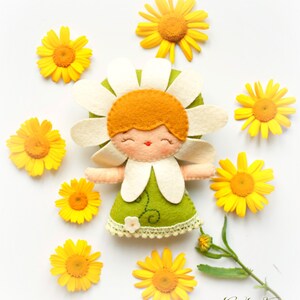 PDF Pattern. the Daisy and the Dandelion. Plush Doll Pattern, Softie ...