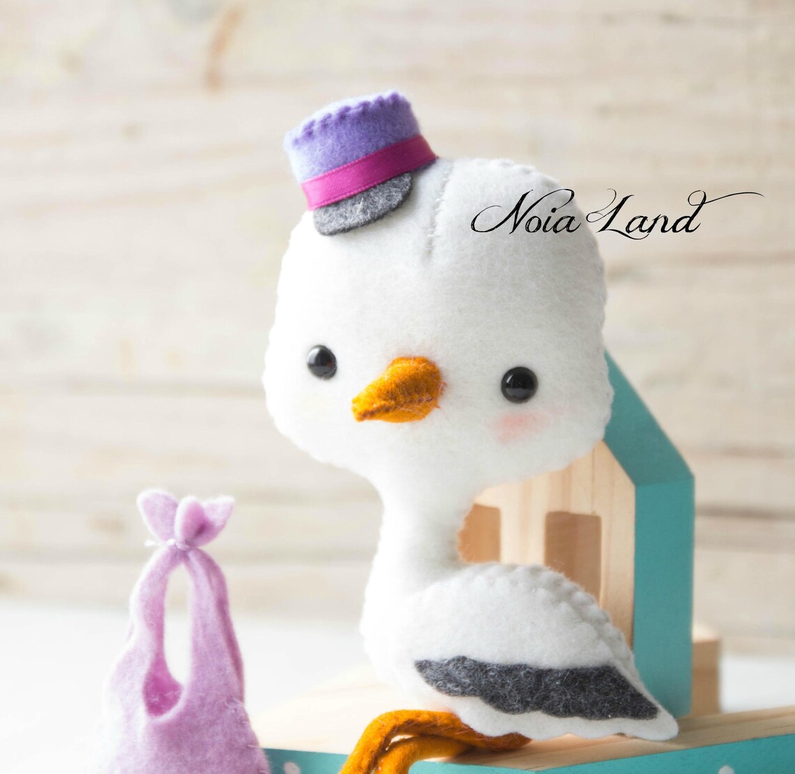 Cute Stork PDF Pattern | Etsy