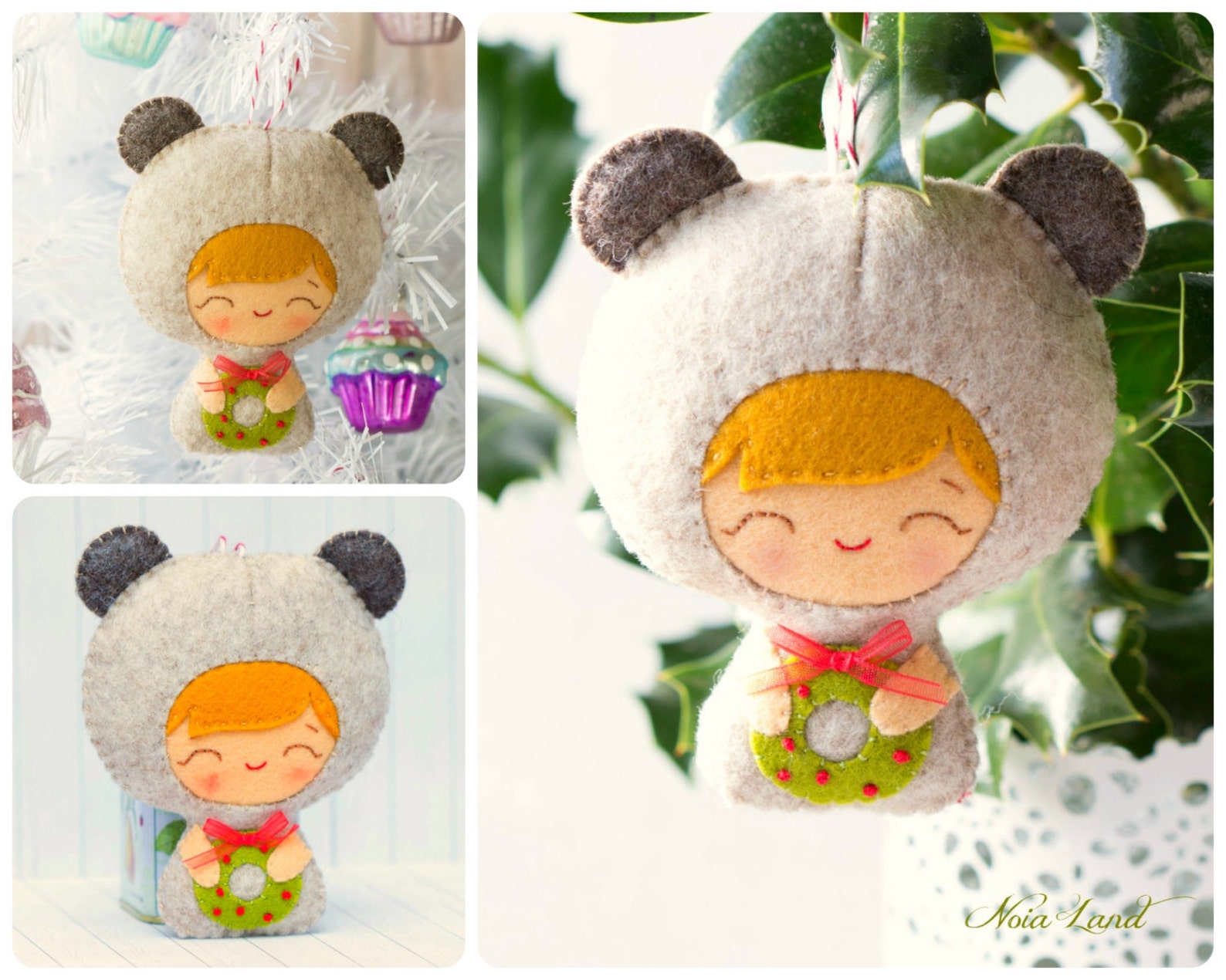 PDF Pattern. Baby Bear and Baby Rudolph. Christmas Babies | Etsy