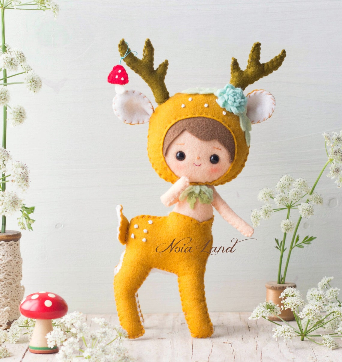 PDF. Deer Centaur. Plush Doll Pattern Softie Pattern Soft | Etsy Canada