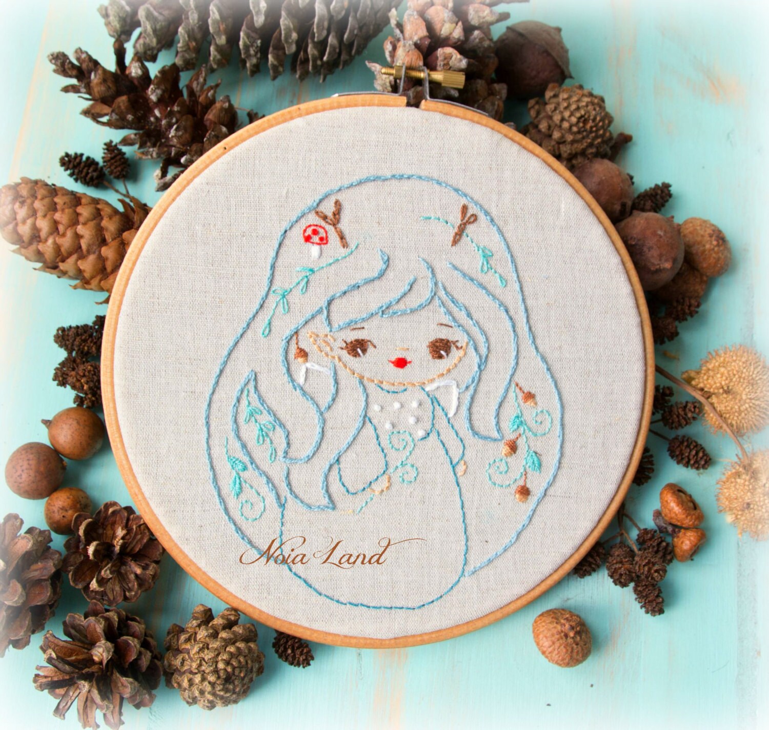 PDF. Hand Embroidery Pattern. Fawn Dolls. | Etsy