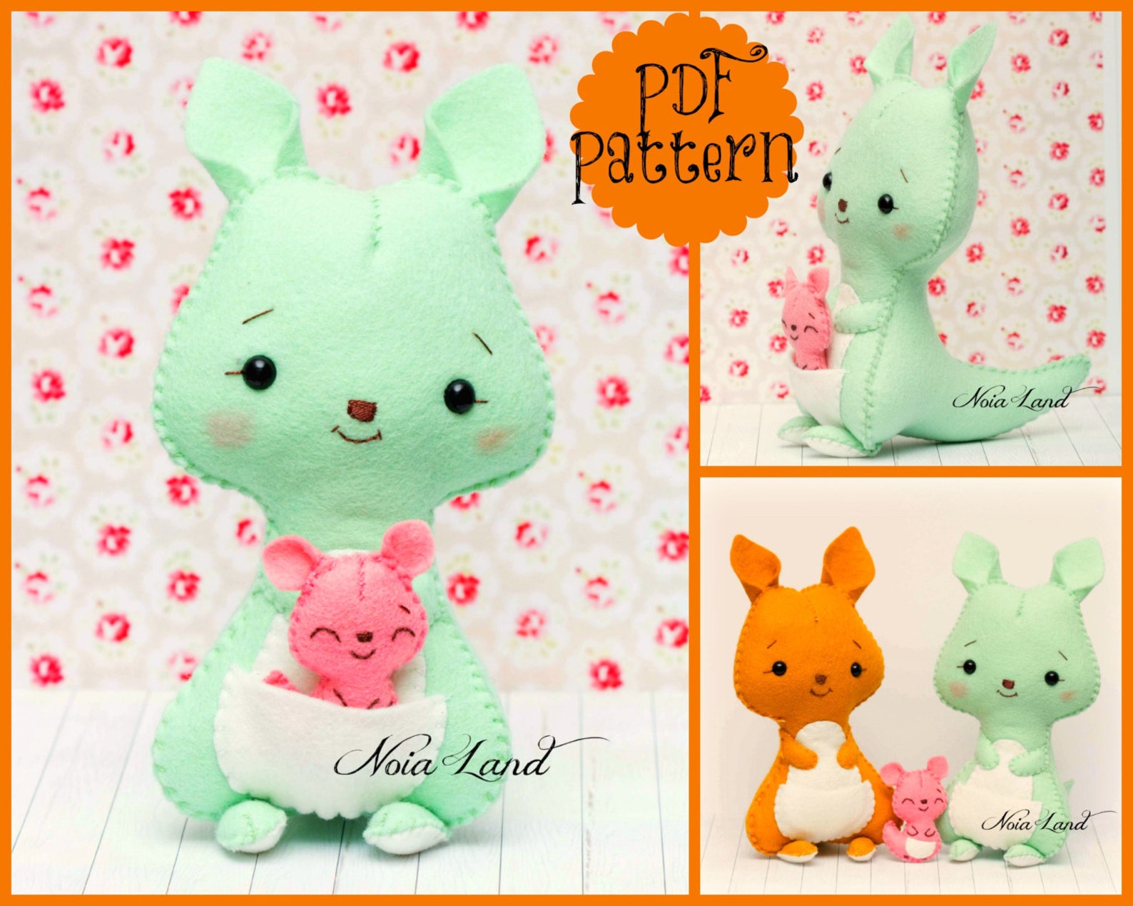 Kangaroo PDF Pattern - Etsy