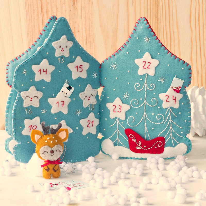 Felt Advent Calendar Kit - Etsy