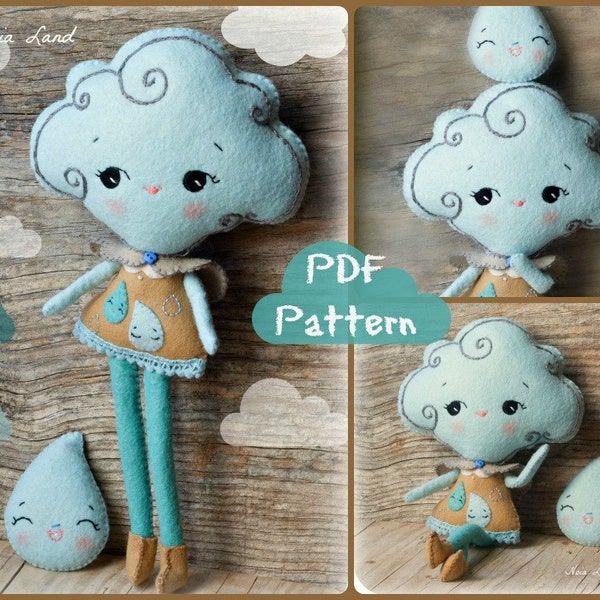 Raindrop Plush - Etsy