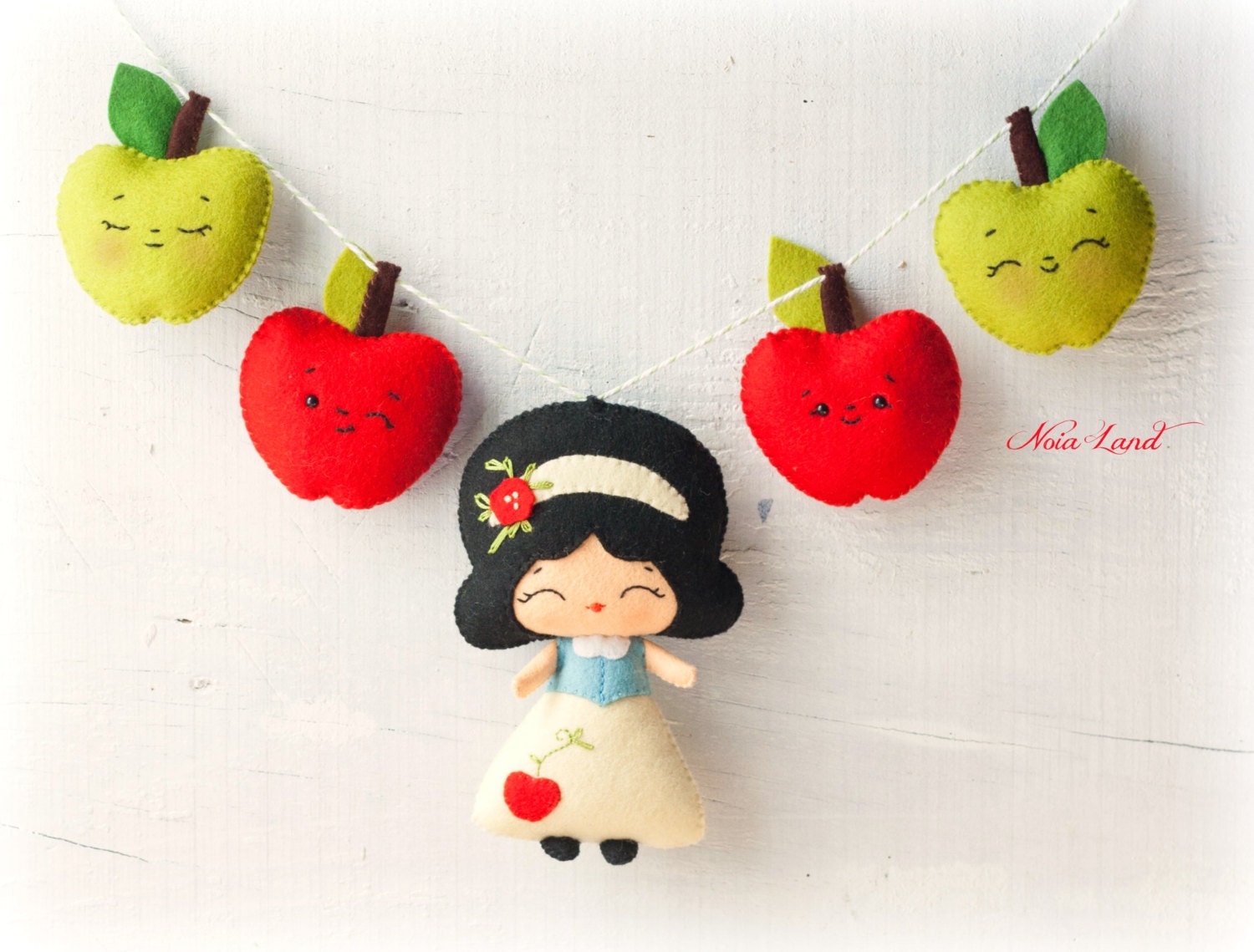 PDF. the Snow White Garland Pattern. Fairy Tale Pattern. Plush | Etsy