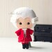 PDF. Mozart. Plush Doll Pattern, Softie Pattern, Soft Felt Toy Pattern ...