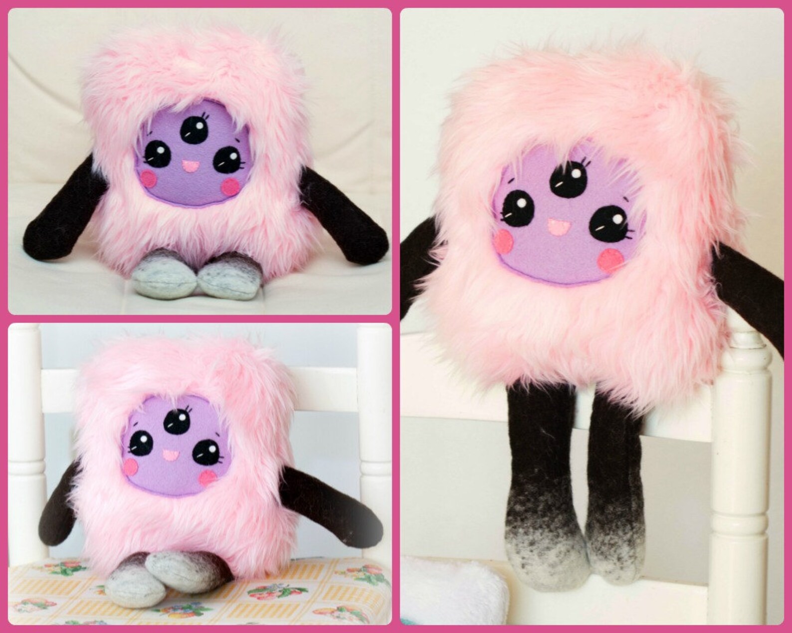 PDF Pattern. Cute Monsters. Plush Doll Pattern Softie - Etsy