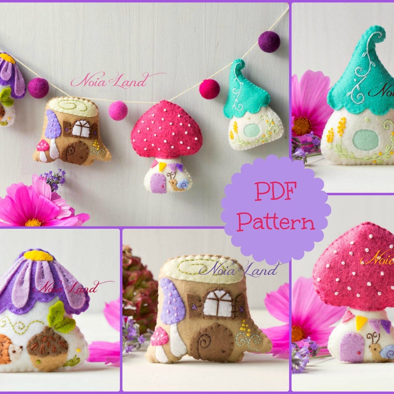 Felt Fairy House - Etsy