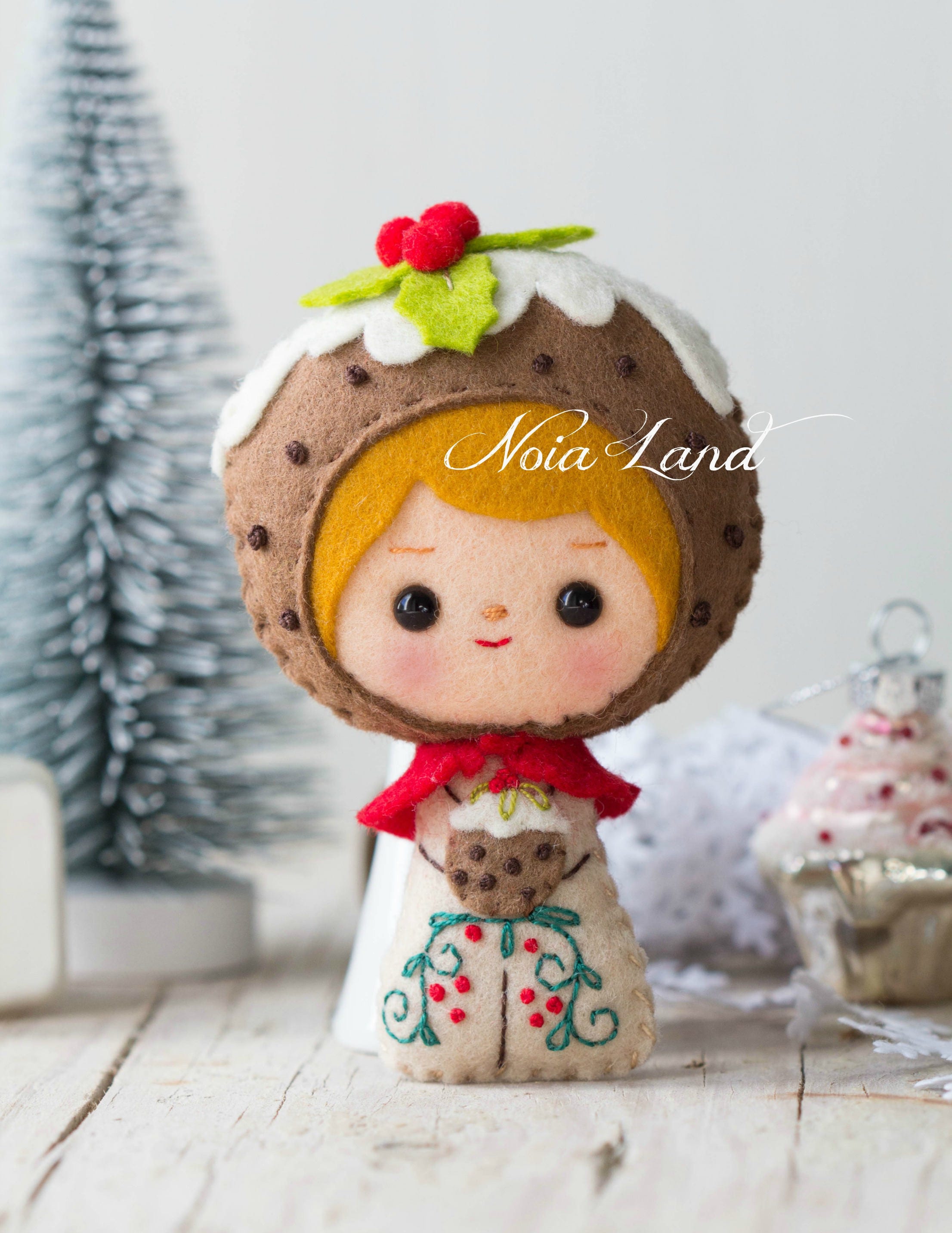 Christmas Sweets dolls: Pudding Candy and Gingerbread PDF - Etsy España