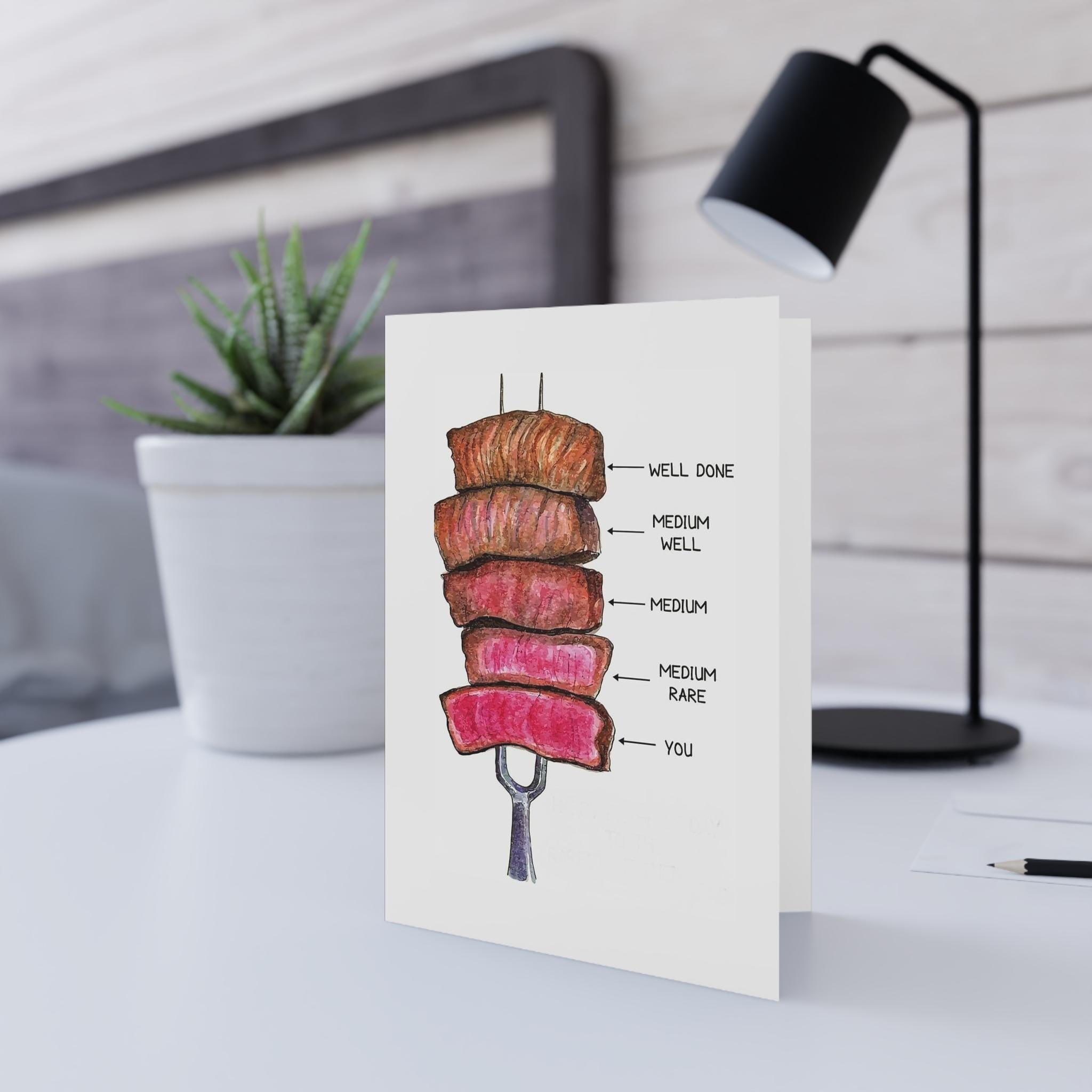 Funny Fathers Day Card, Funny Steak Dad Card, Fathers Day BBQ Humor ...