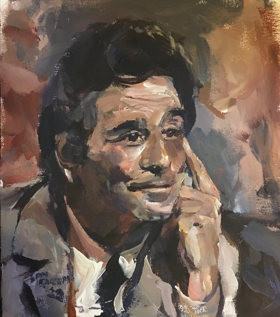 Original Painting of Columbo - Etsy