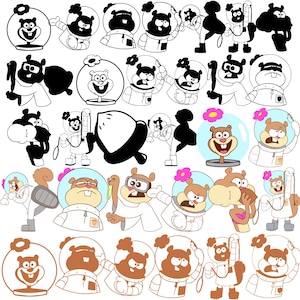 Cartoon SVG Bundle | Cartoon SVG Cut Files for Cricut & Silhouette ...