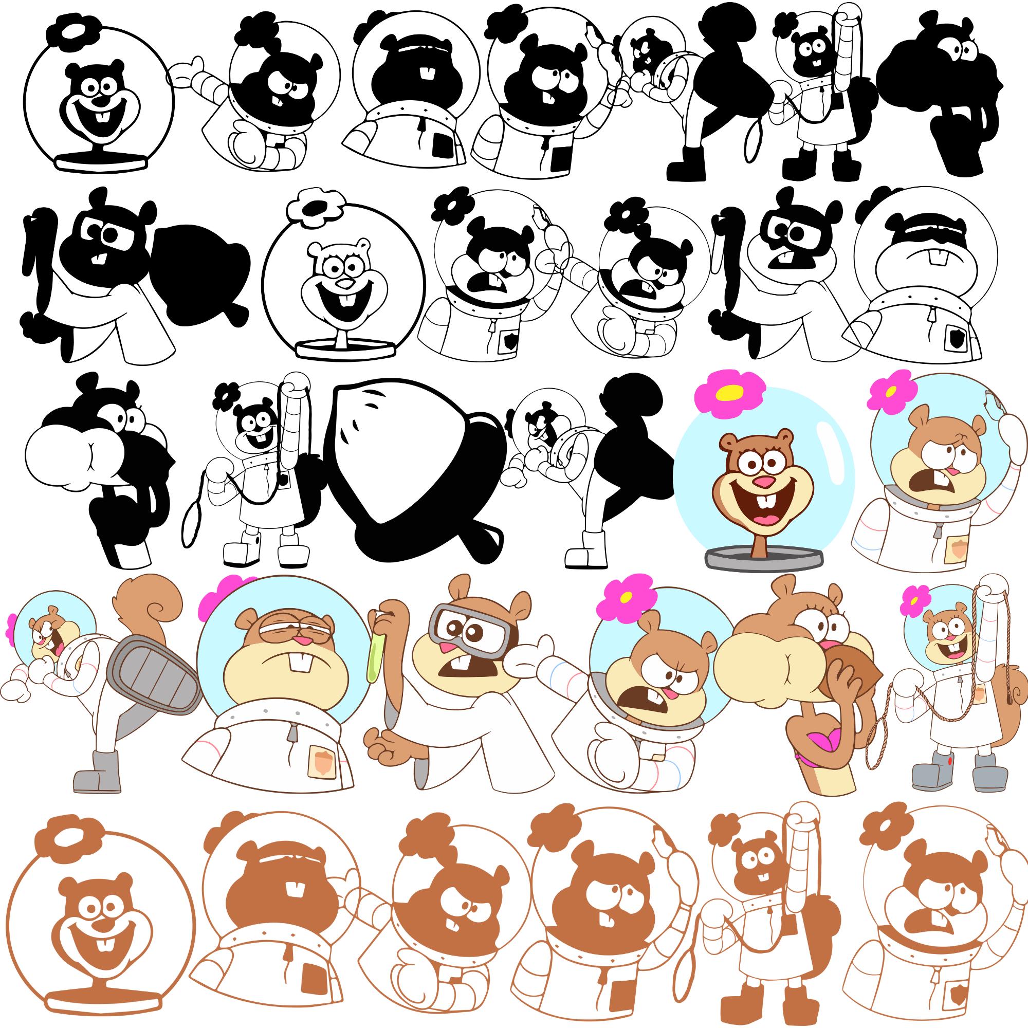 Cartoon SVG Bundle | Cartoon SVG Cut Files for Cricut & Silhouette ...