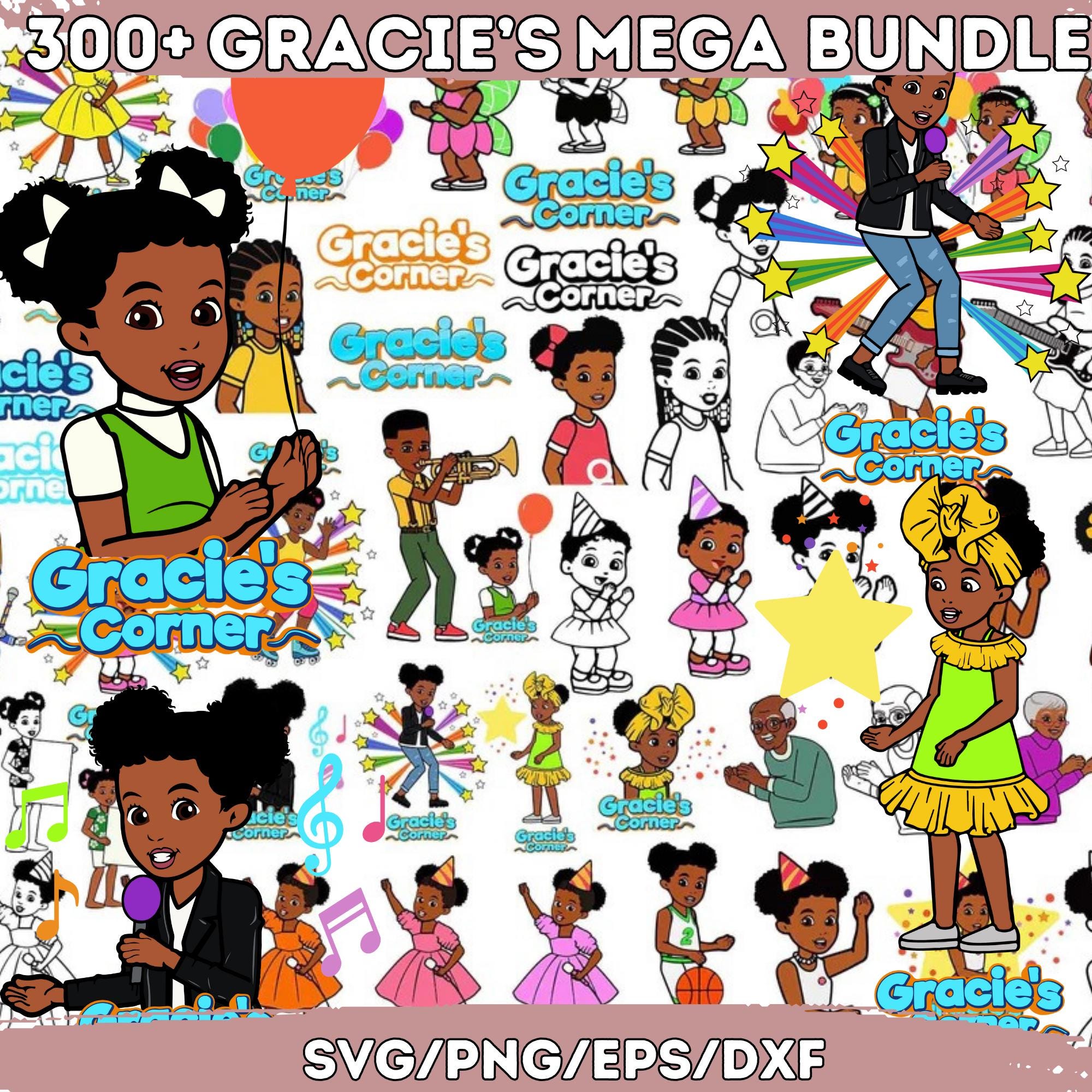 Gracie's Corner SVG + 300 Files, Gracie's Corner Birthday Png, Birthday ...