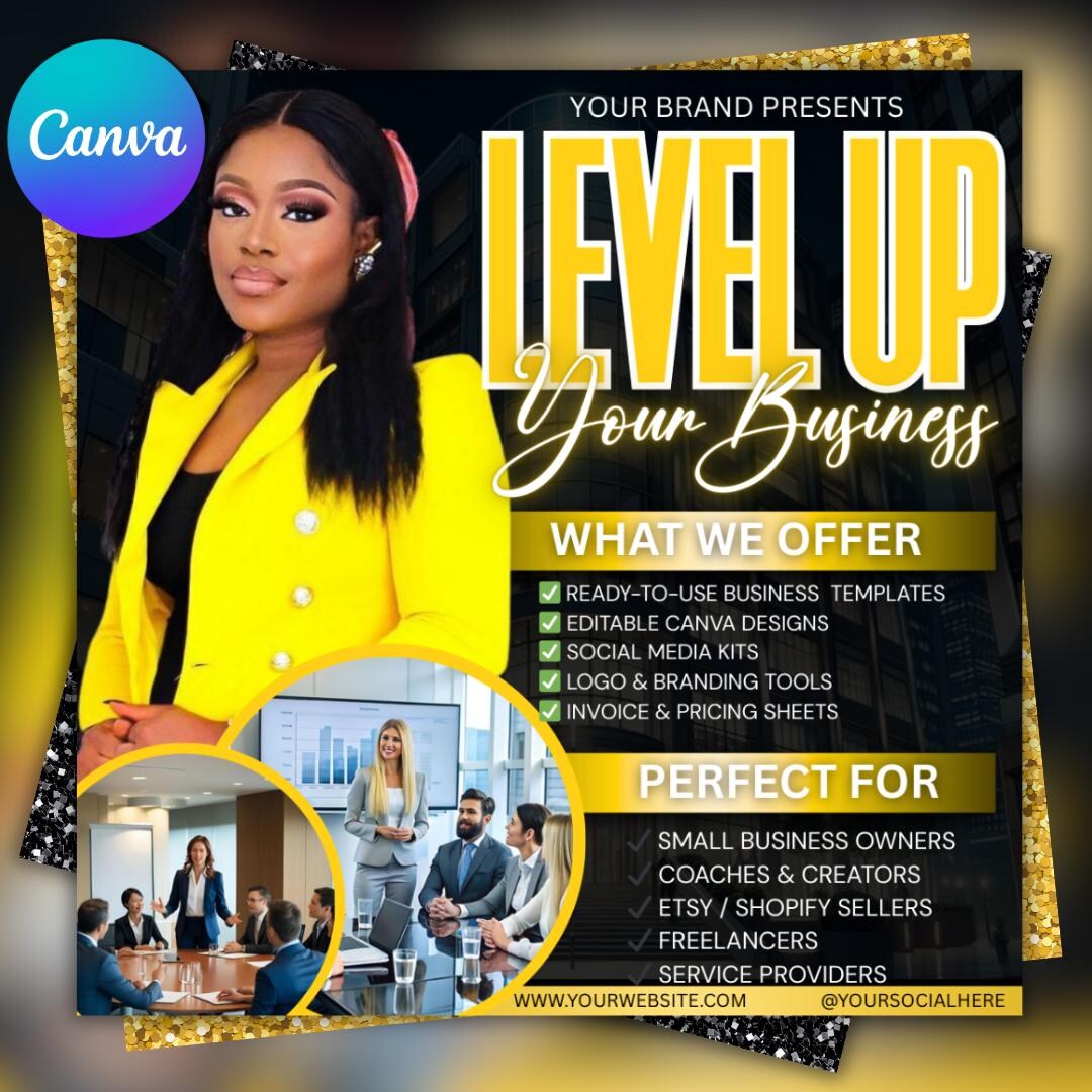 Business Coach Flyer Canva Template, Consultation Flyer,entrepreneur Flyer,workshop Flyer ...