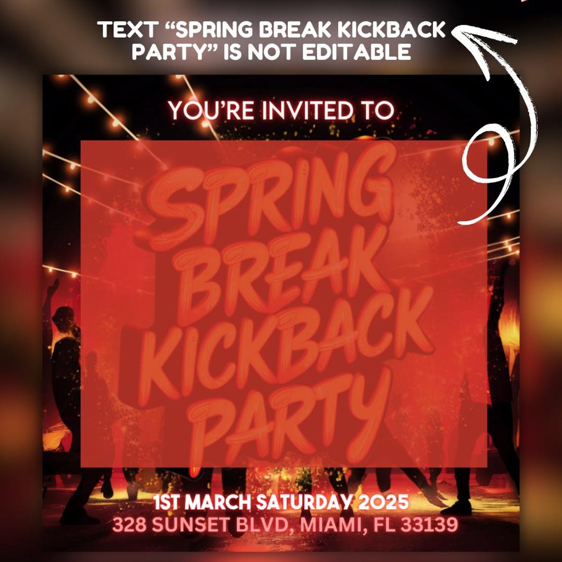 Kickback Party Flyer, Editable Kickback Club Flyer, Club DJ Party ...