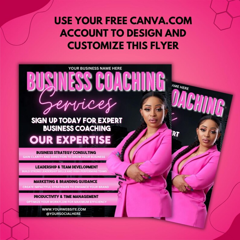 Business Coach Flyer, Business Coaching, Business Flyer, Entrepreneur ...