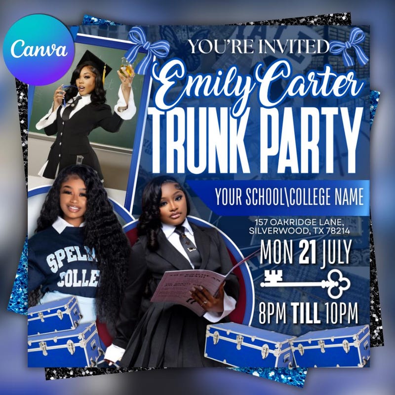 Open House Flyer College - Etsy