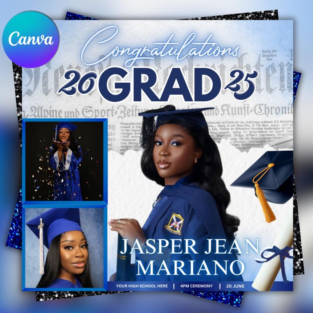 Graduate Flyer, Graduation Party, Graduation Invitation, College ...