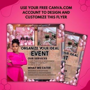Party Rentals Flyer, Event Supplies Flyer, Event Equipment Rental Flyer ...