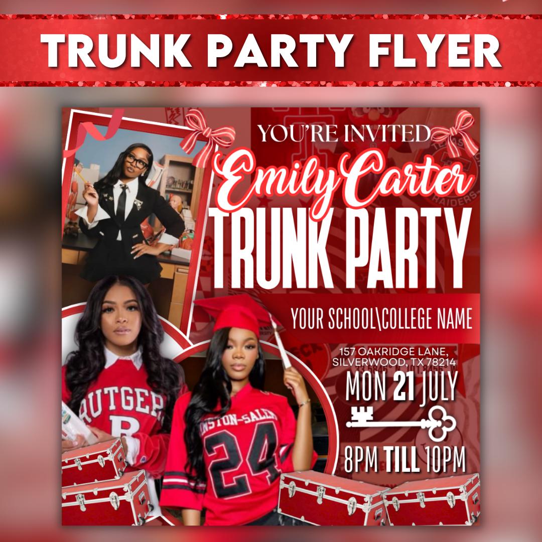Graduation Party Flyer: College Send Off, Editable Canva Template ...