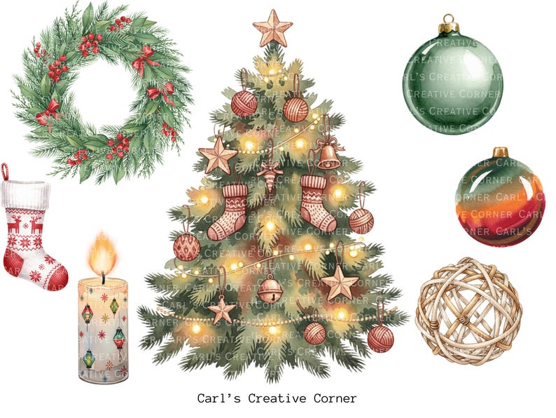 Filipino Christmas Clipart Bundle: Parol, Jeepney, Santa (PNG Digital ...