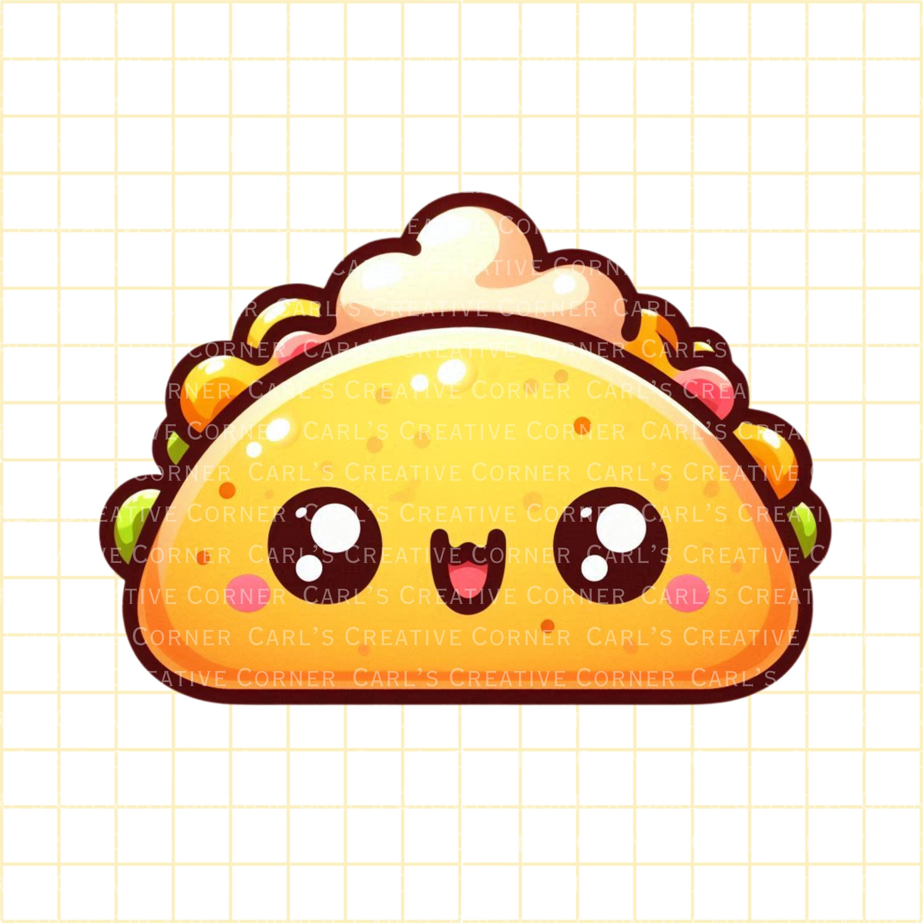 Kawaii Snack PNG Clipart Bundle 25 Set Kawaii Sticker Sweet Snack Food ...