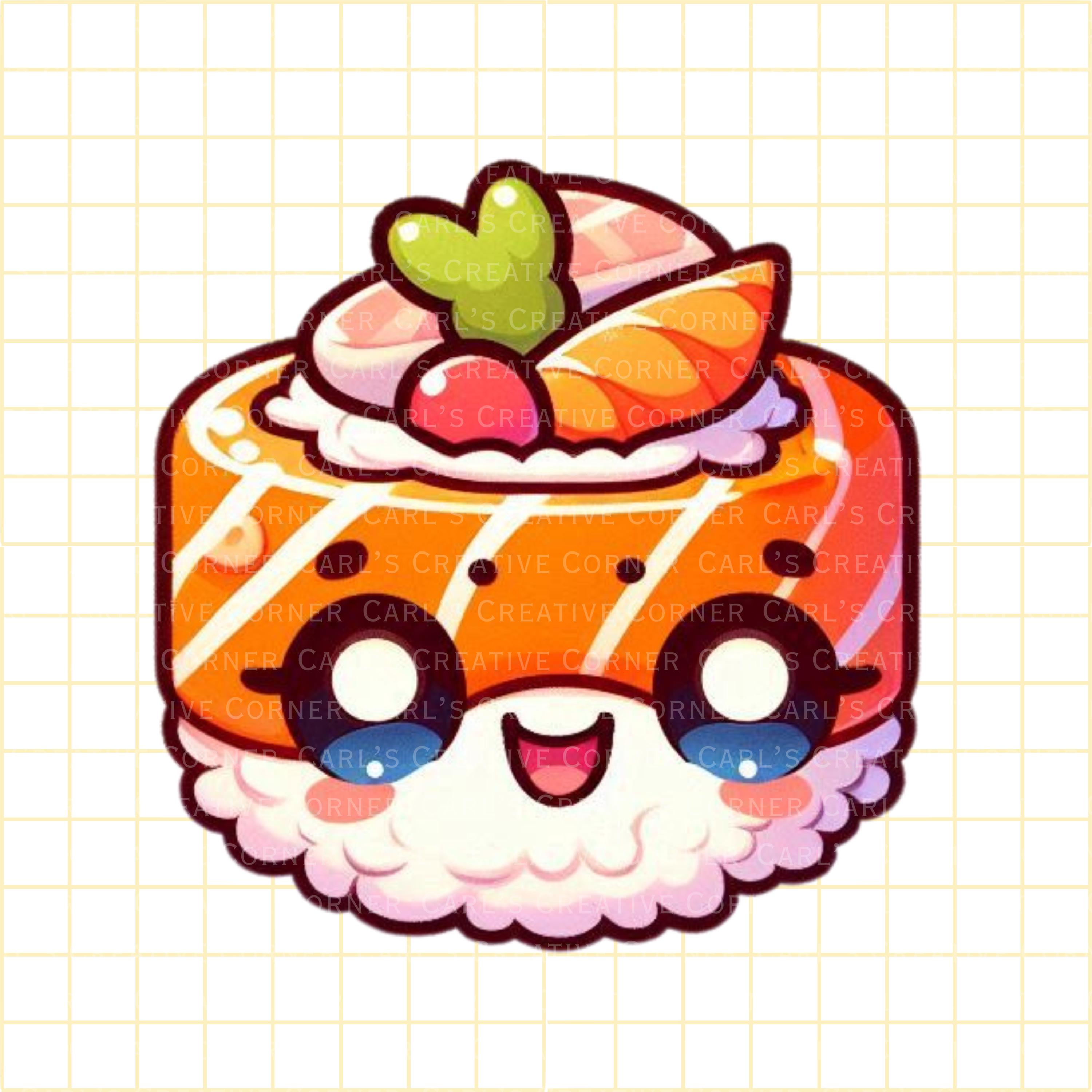 Kawaii Snack PNG Clipart Bundle 25 Set Kawaii Sticker Sweet Snack Food ...