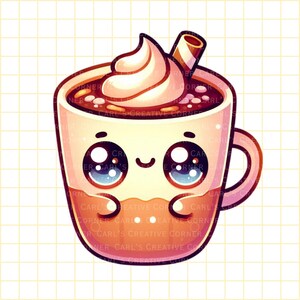 Kawaii Snack PNG Clipart Bundle 25 Set Kawaii Sticker Sweet Snack Food ...