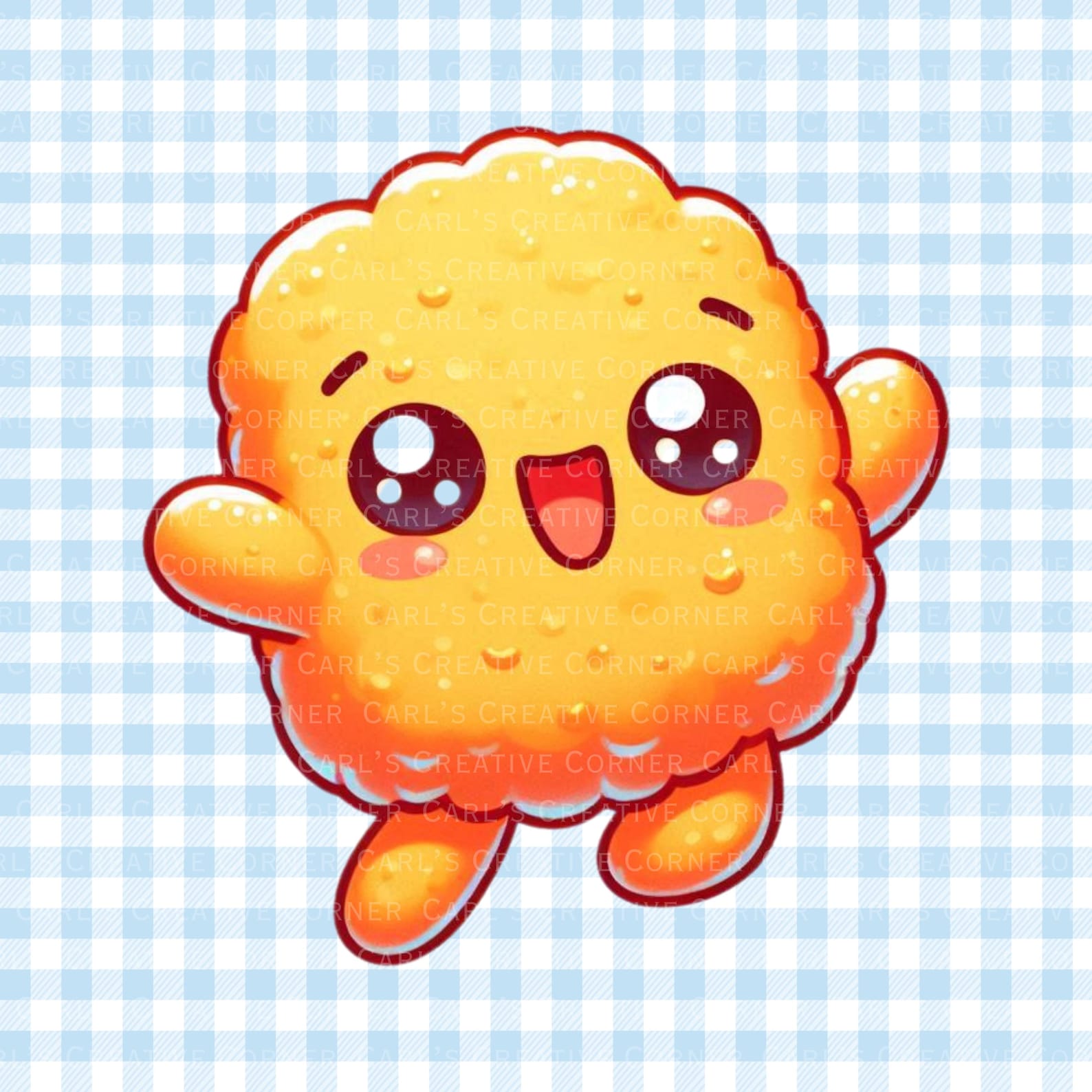 Kawaii Food PNG Clipart Bundle 25 Cute Snack & Dessert Illustrations ...