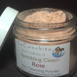 Organic Rose Mild Face Wash, Cleanser & Scrub, All Natural Exfoliating ...