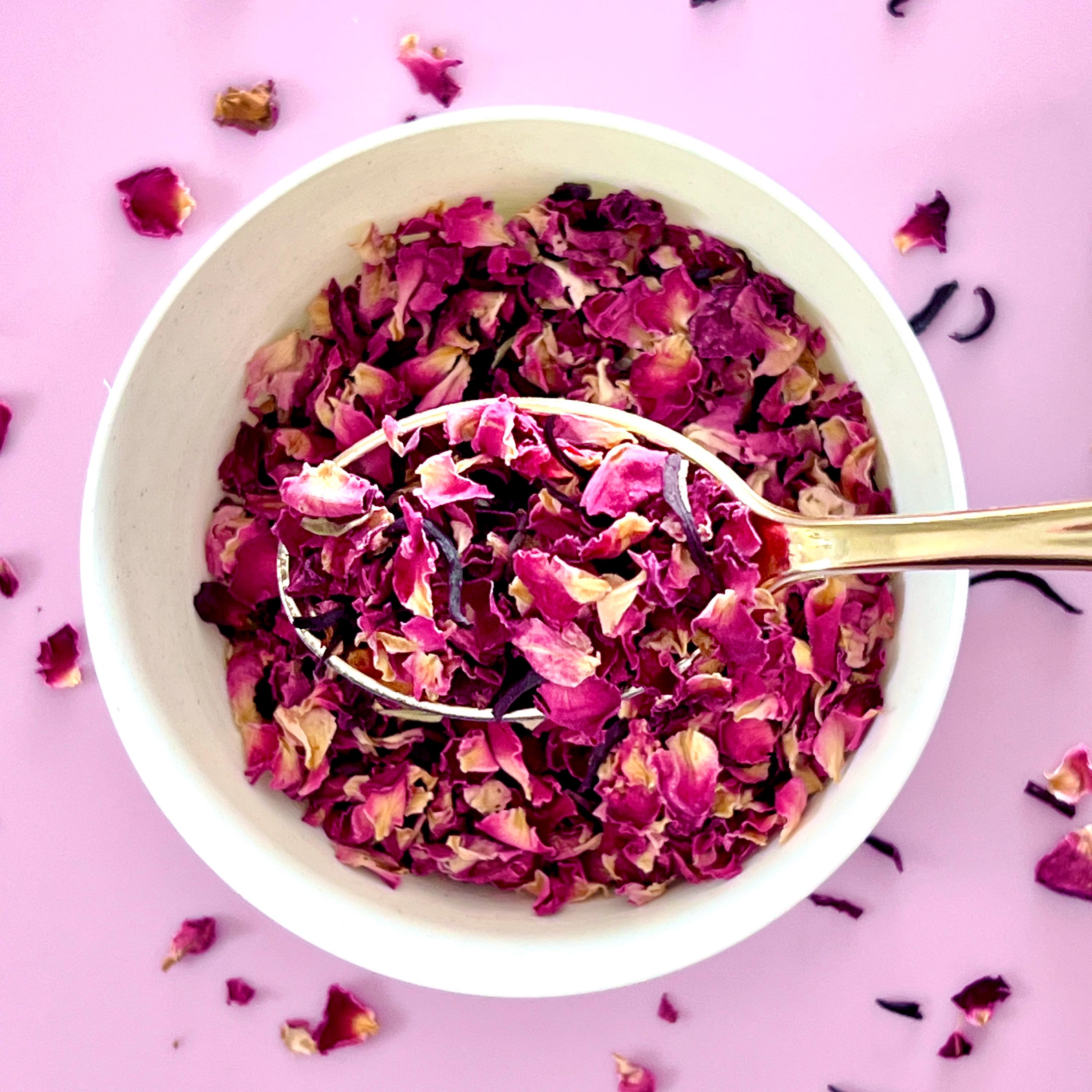 Dried Edible Flower Confetti Cocktail Garnish Cake Decorating 20g Red ...