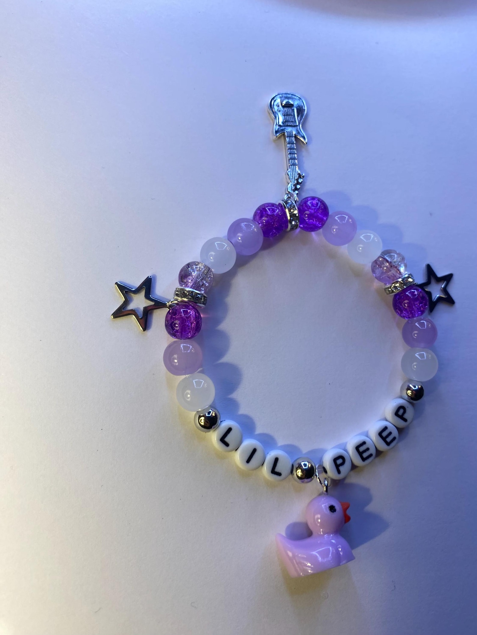 Handmade Lil Peep Bracelet: Rubber Ducky Charm, Emo Rap - Etsy