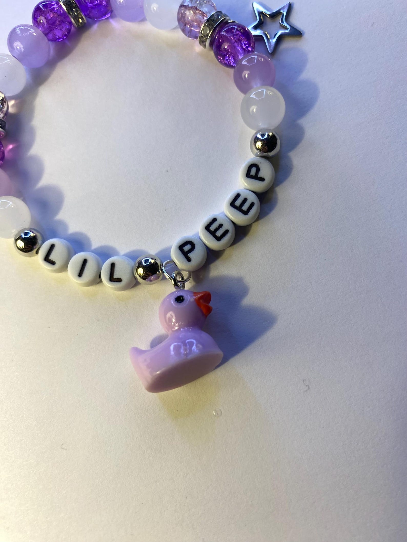 Handmade Lil Peep Bracelet: Rubber Ducky Charm, Emo Rap - Etsy