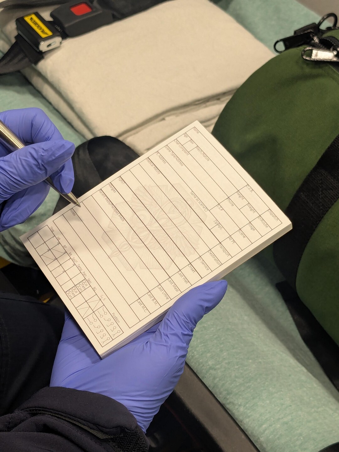 BUNDLE: 10 Notepads Patient Assessment Notepad by EMS DAS - Etsy