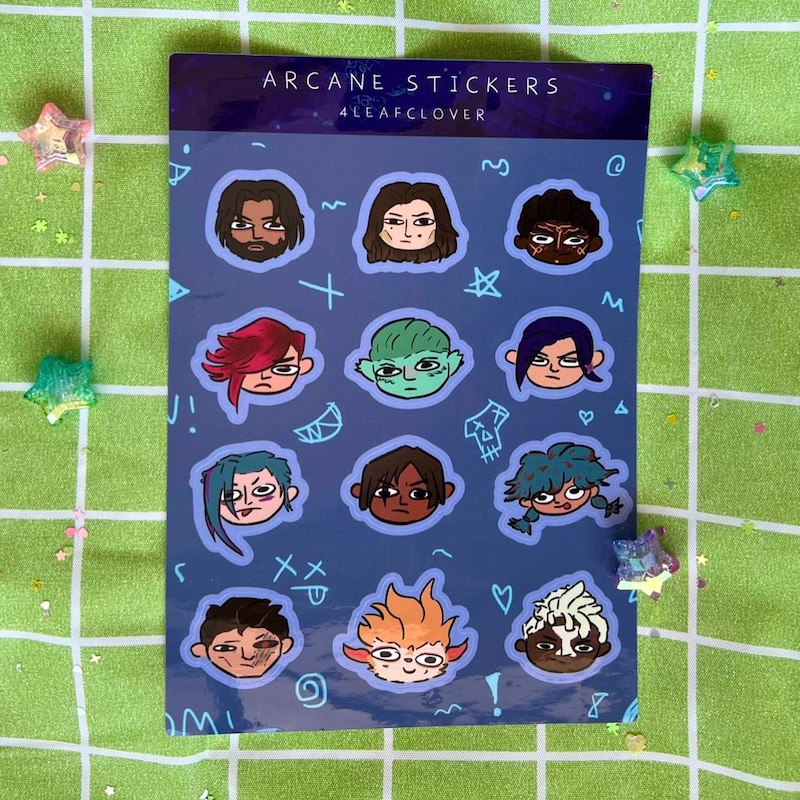Arcane Stickers - Etsy