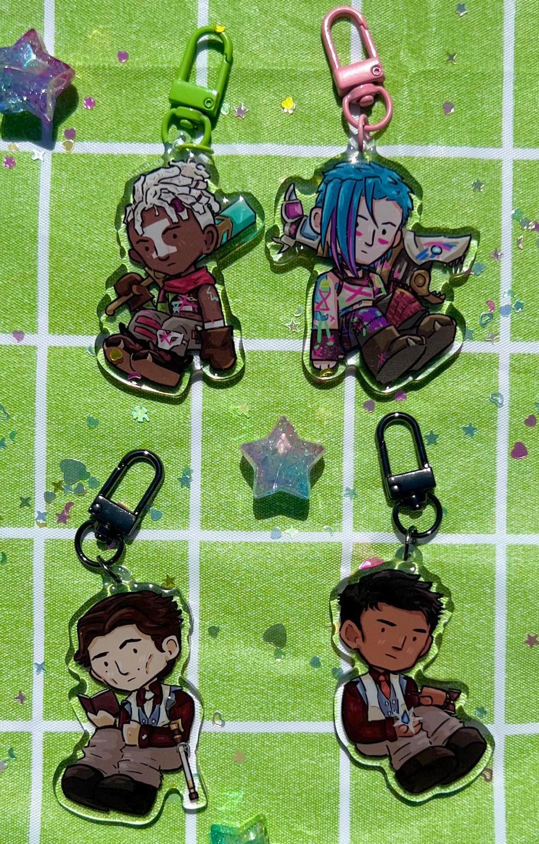 Arcane Epoxy Keychains 2.5” - Etsy