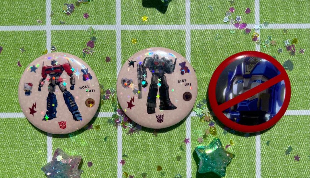 Transformers Round Button Pins - Etsy