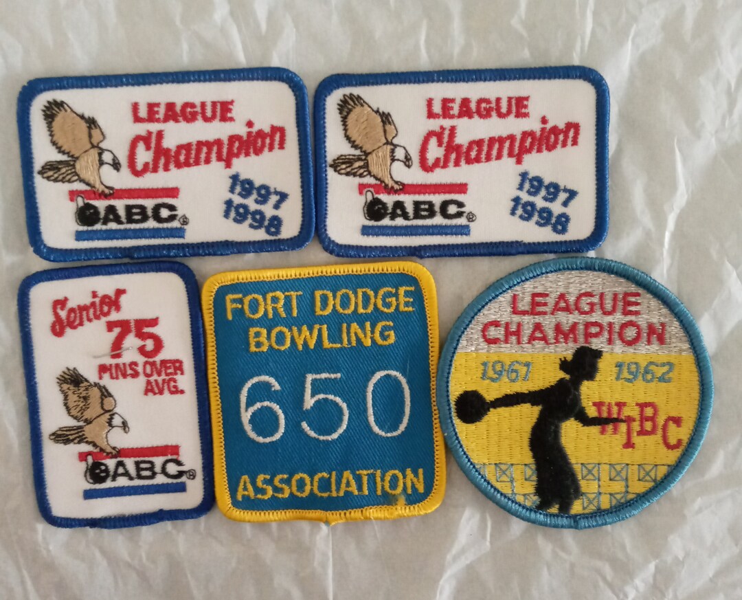 Lot of Bowling Iron-on Patches Some Vintage - Etsy