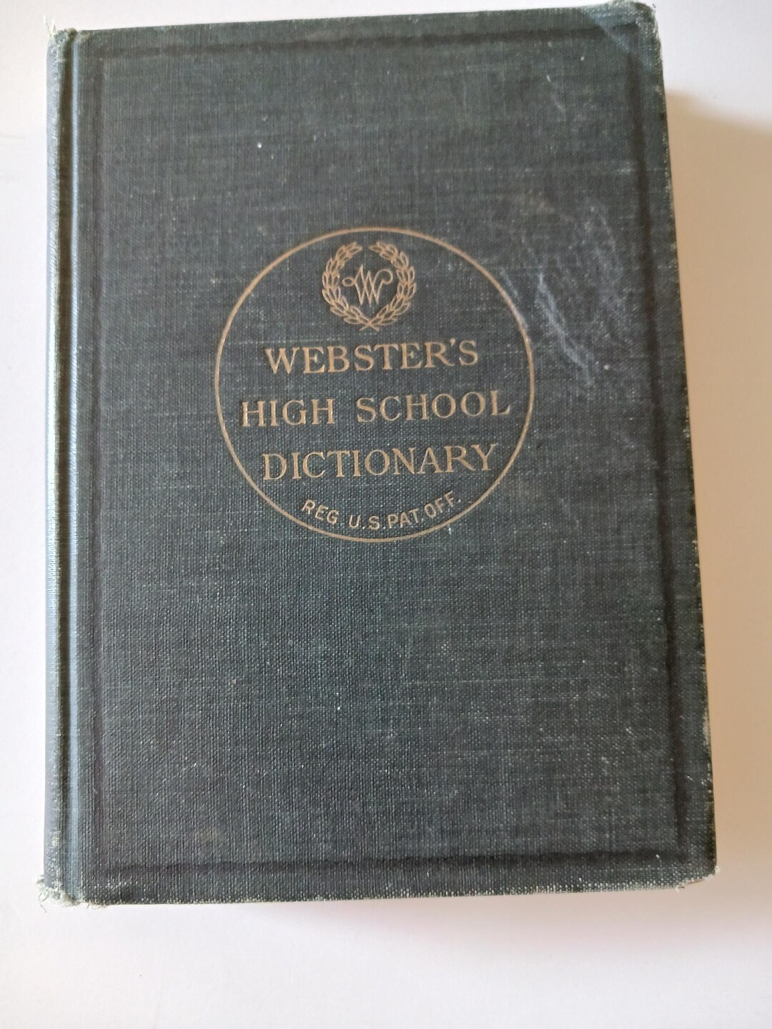 Webster's High School Dictionary Copyright 1898 - Etsy