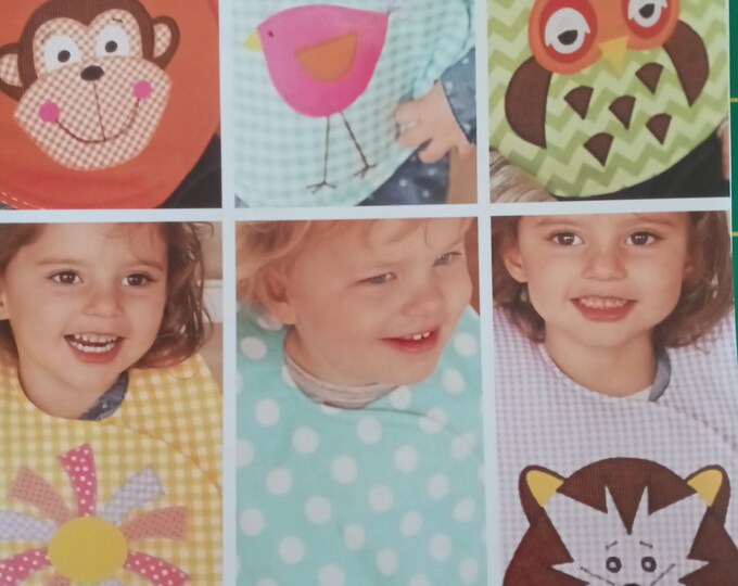 Sewing Pattern Reversible Crossover Bib With Applique Patterns - Etsy