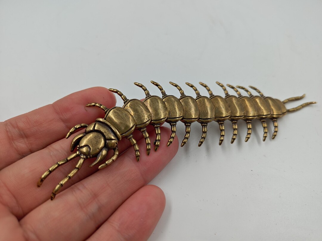 Centipede Insect Statue Figure Ornament Centipede Vertebrae Copper ...