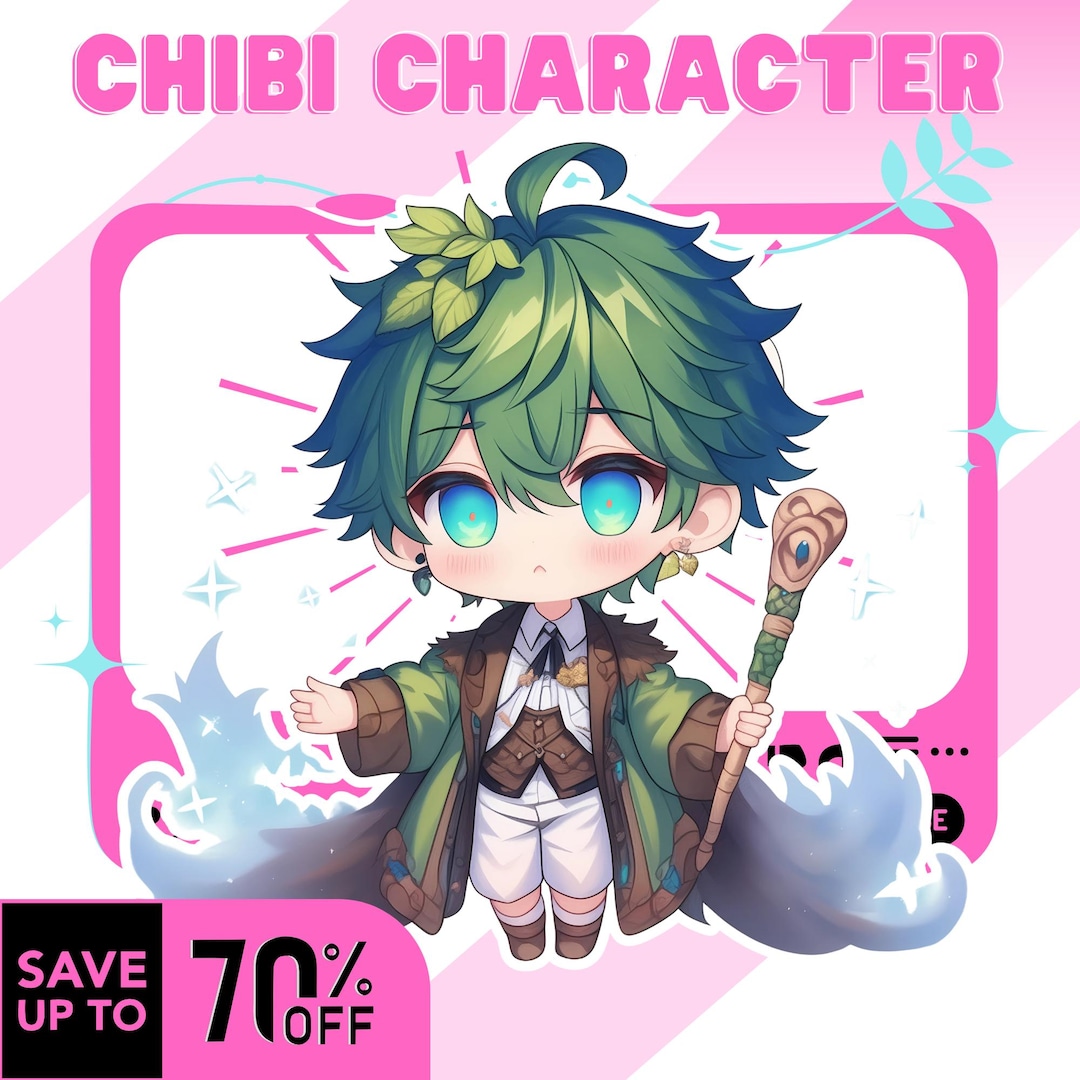 Custom Chibi Character | Anime Avatar | Chibi Pngtuber | Vtuber Model ...