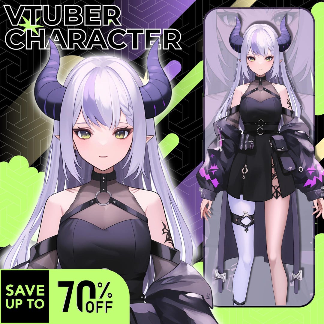 Customizable Live2d Model for Vtuber | Rigged & Streaming Ready for ...