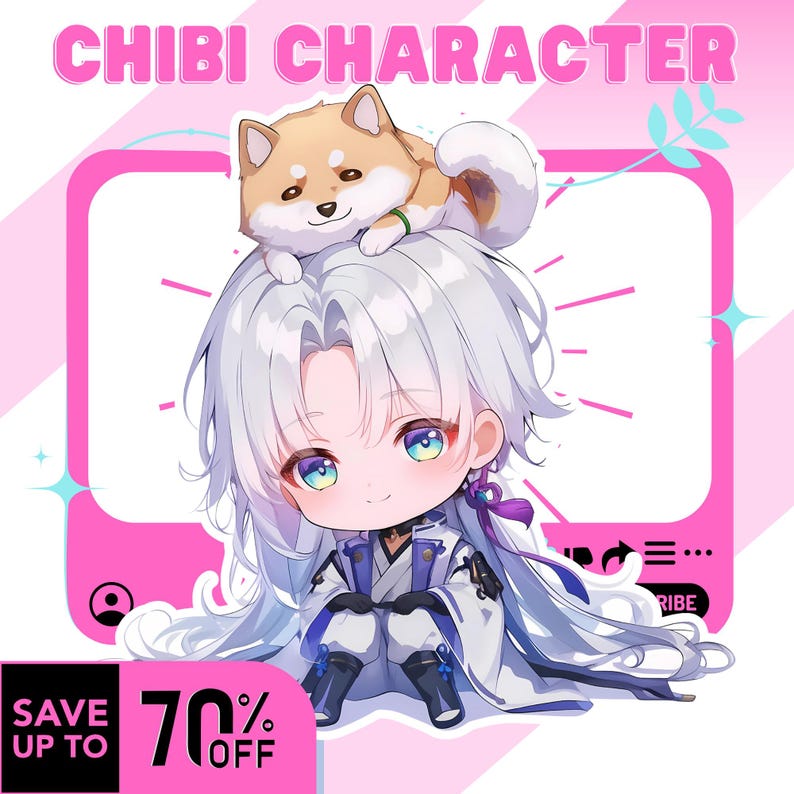 Custom Chibi Character | Chibi PFP | Digital Chibi Art Commission ...